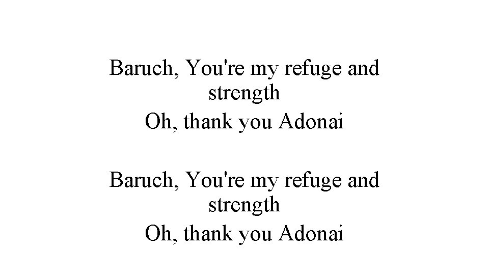 Baruch By Elisheva Marvin Baruch blessed are You