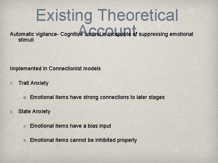 Adaptive Attentional Control a mechanism for mediating cognitive