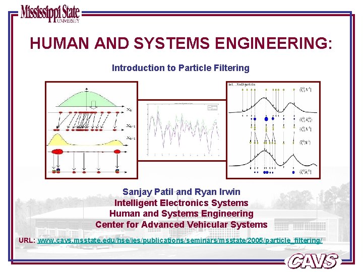 HUMAN AND SYSTEMS ENGINEERING Introduction to Particle Filtering