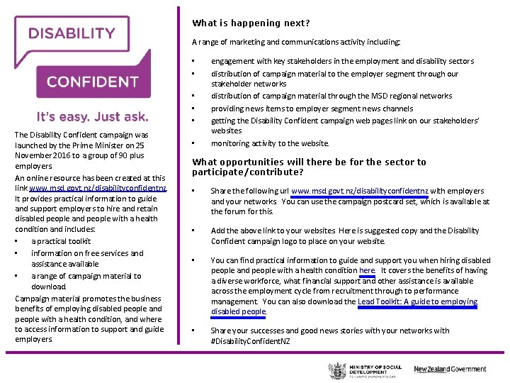 New Zealand Disability Strategy 2016 2026 The New