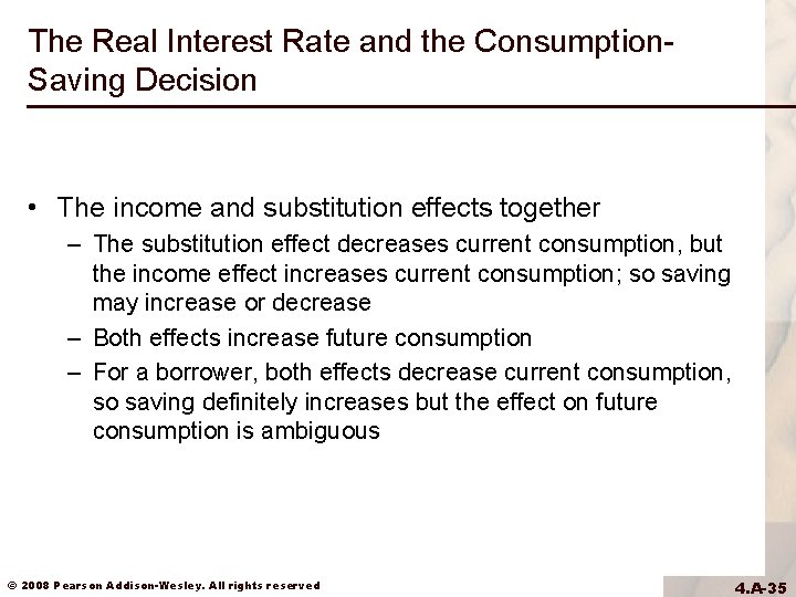 Appendix 4 A A Formal Model of Consumption