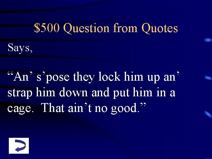 Jeopardy Characters Quotes Lit Terms Plot Characters 2