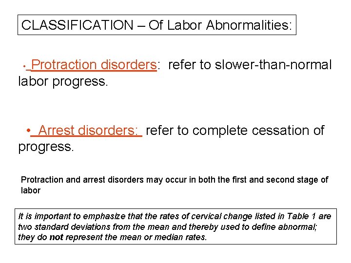Abnormal Labour and it Management Definitions Stages and