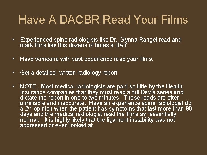 Lines of Mensuration Spine Measuring Ligament LaxityTranslation Instability