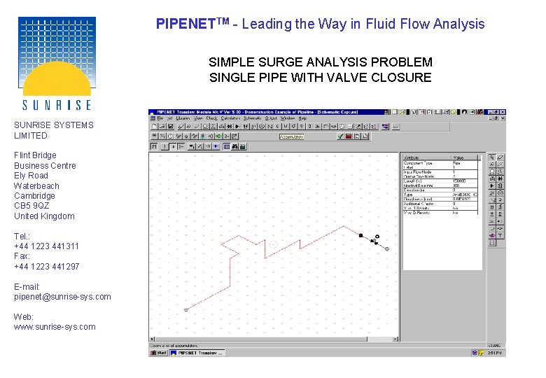 PIPENETTM Leading the Way in Fluid Flow Analysis