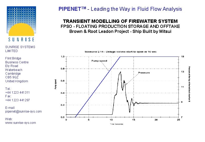 PIPENETTM Leading the Way in Fluid Flow Analysis