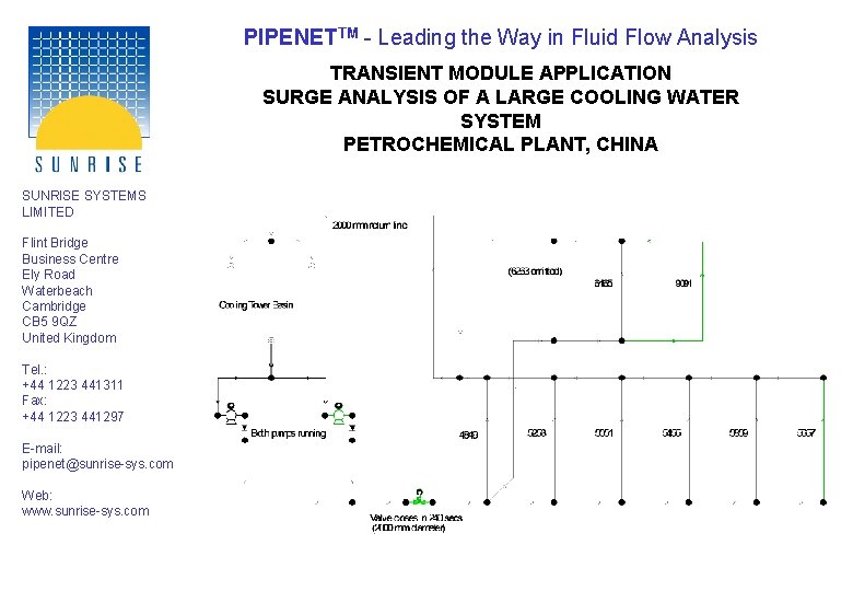 PIPENETTM Leading the Way in Fluid Flow Analysis