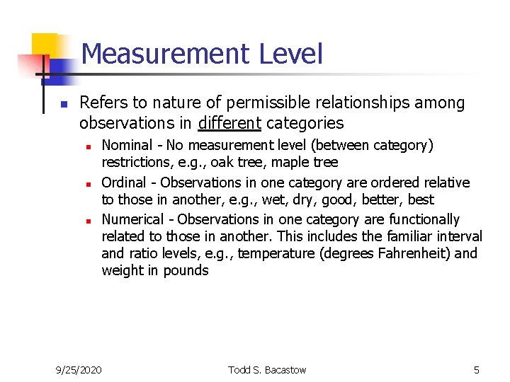 Introduction to Databases Todd S Bacastow IST 210