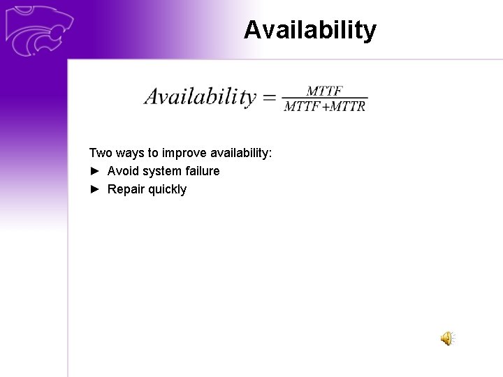 Oracle High Availability Doug Smith dougsksu edu CIS