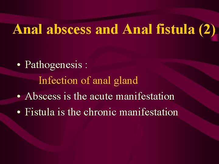 Basic care of colorectal disease Diseases of Colon