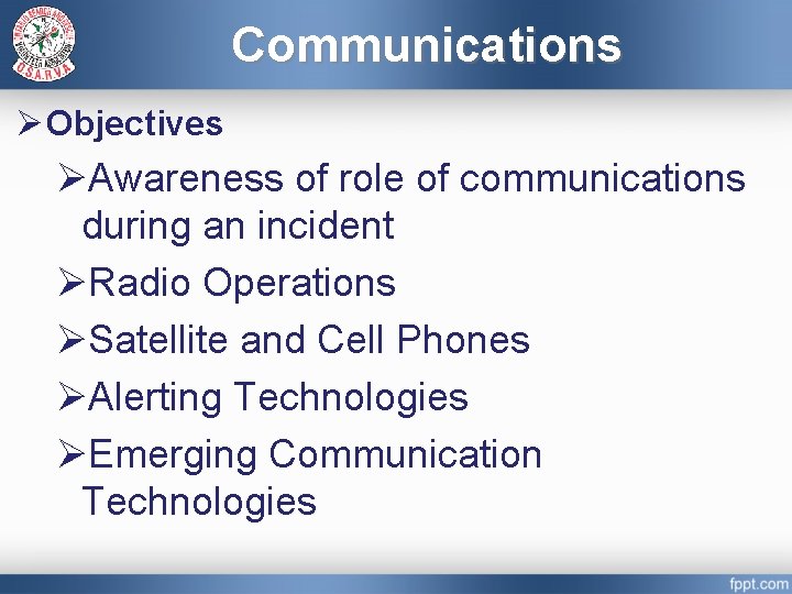 Team Leader Training Communications Ontario Search and Rescue