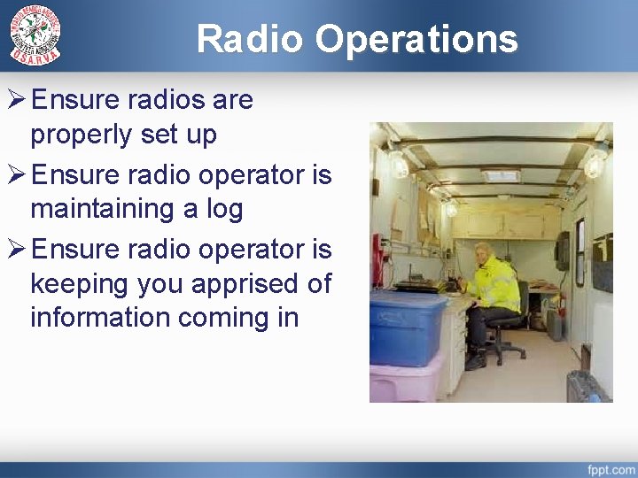 Team Leader Training Communications Ontario Search and Rescue