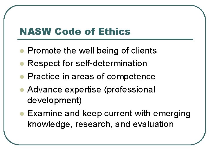 Module One Evidence Based Practice Introduction and Overview