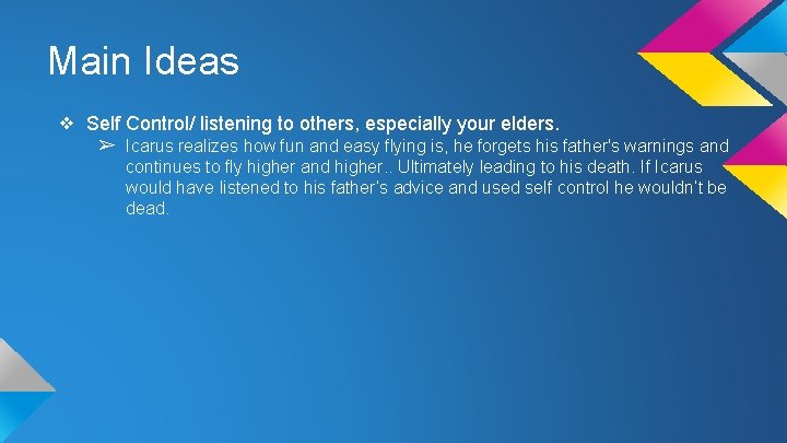 Daedalus and Icarus The Myth of Phaeton Summary