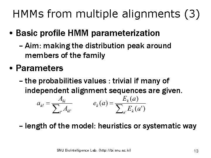 Ch 5 Profile Hmms For Sequence Families Biological
