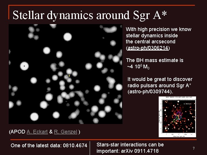 Supermassive black holes Plan of the lecture 1