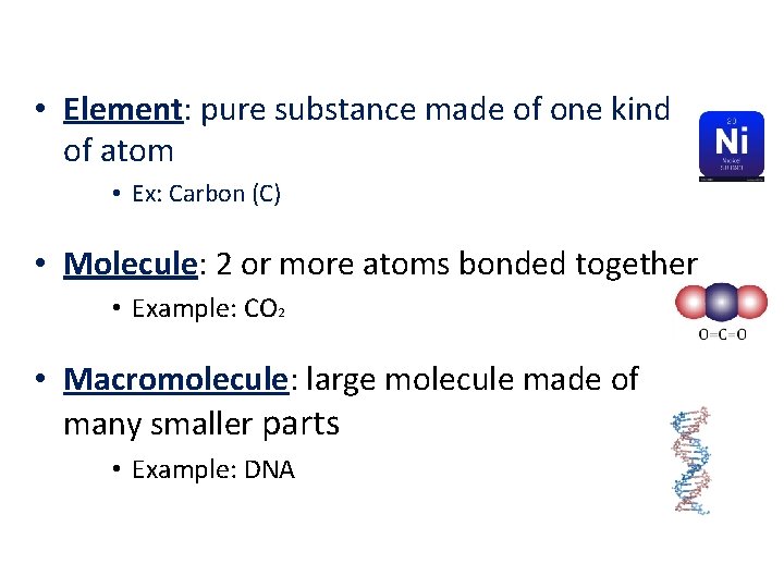 BIOMOLECULES Carbon C hydrogen H and oxygen O