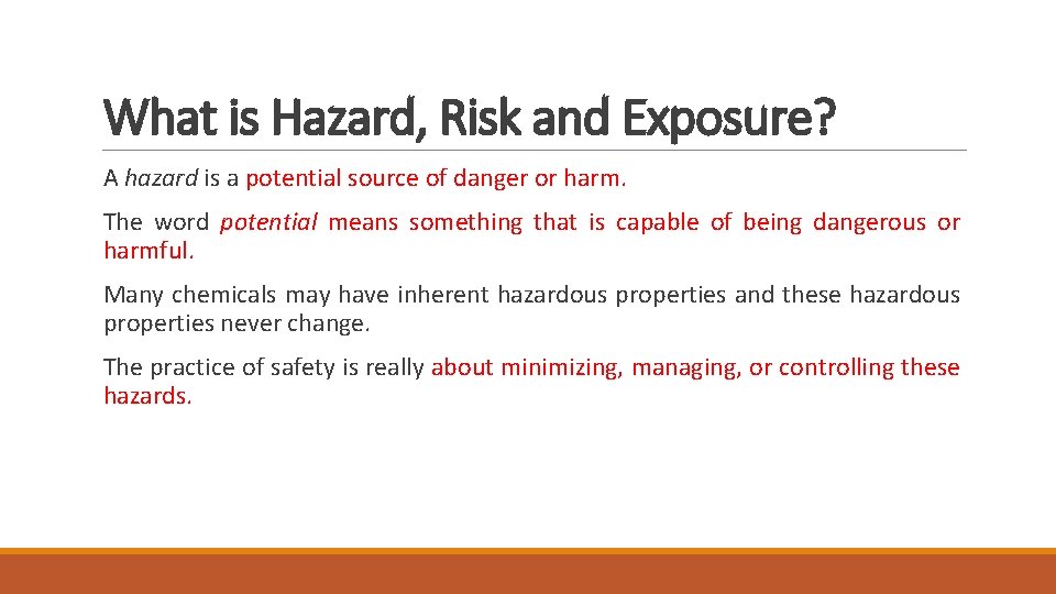 PHA 297 Laboratory Safety WHY SAFETY Science is