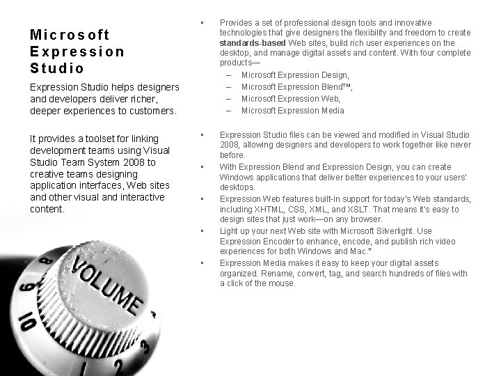 Visual Studio Expression By Arabind Coomaraswamy AGENDA Visual