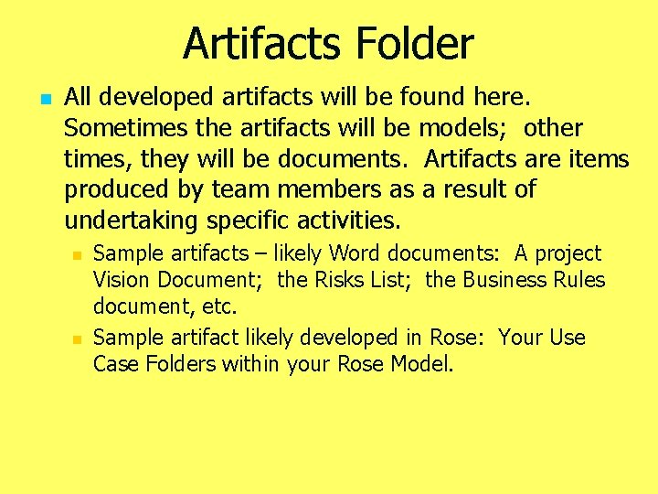 Project Deliverables Version 3 10252005 Note This document