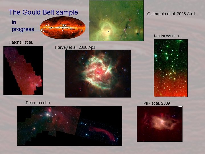 Spitzer Observations of Molecular Clouds Identifying Low Luminosity
