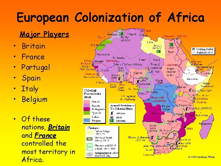 Africa Shaped by Its History The Scramble for