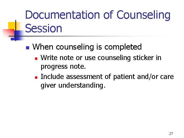 Patient Counseling DMC Pharmacy Department Competency Dale Tucker
