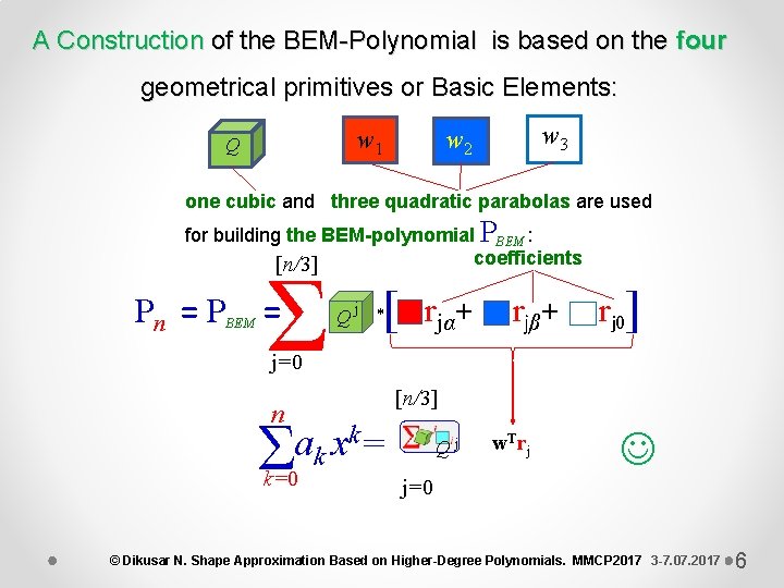 Content The planar shape contour of the object
