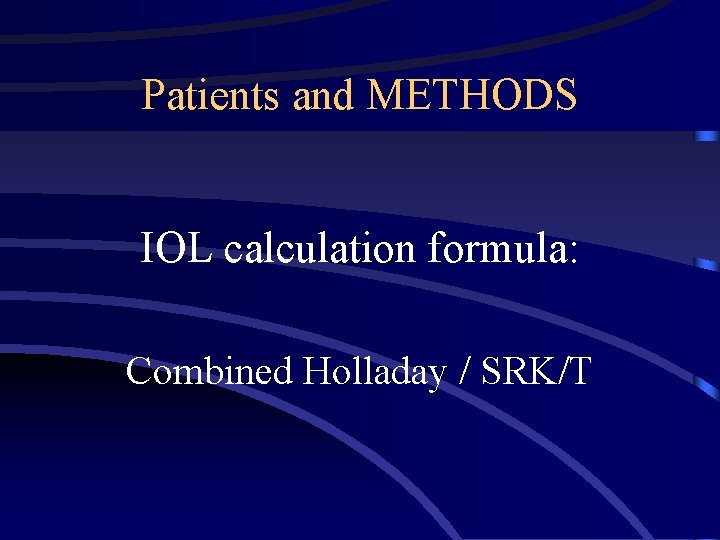 PIGGYBACK IMPLANTATION OF FOR HIGH HYPEROPIA 24 MONTHS