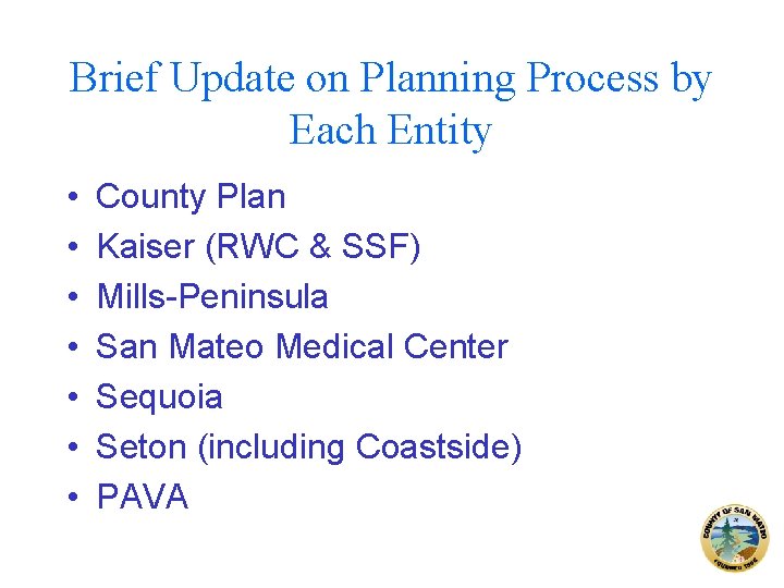 Pandemic Flu Planning Hospital Surge Capacity Part II