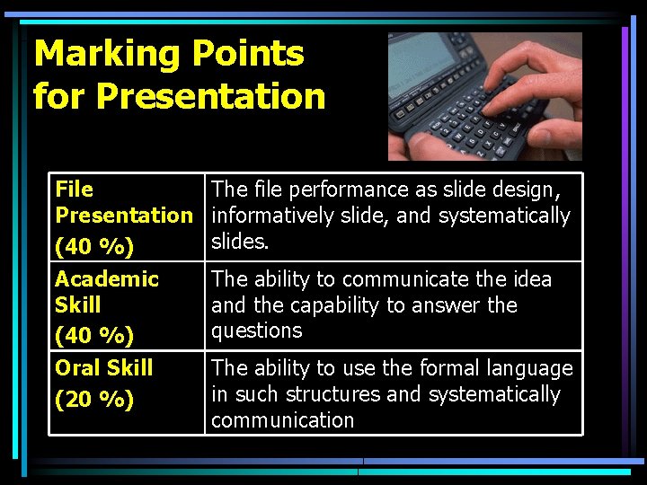 Presentation Class Kelas Presentasi on Saturday 03 December