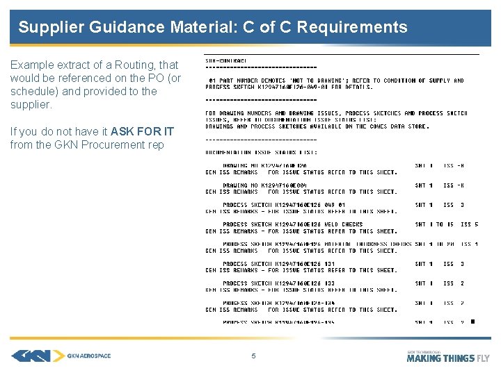 SQA 01 Supplier Guidance Material Certificate of Conformance