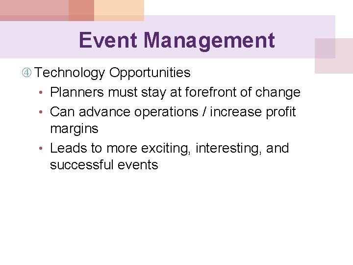 Chapter 9 MICE Industry Introduction to Hospitality Industry