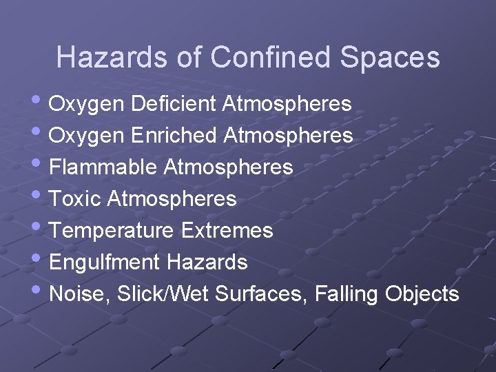 Confined Space Entry Construction Industry Standard 1926 21b6
