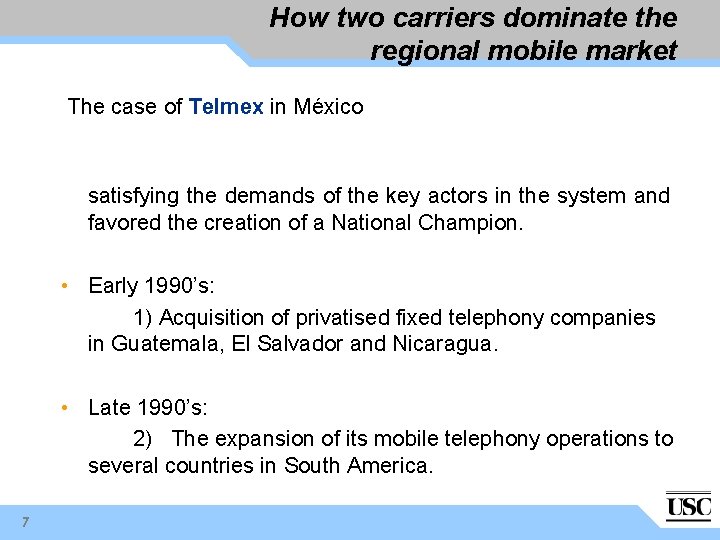 New Trends in Mobile Communications in Latin America