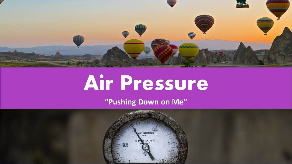 Air Pressure Pushing Down on Me INTRODUCTION Was