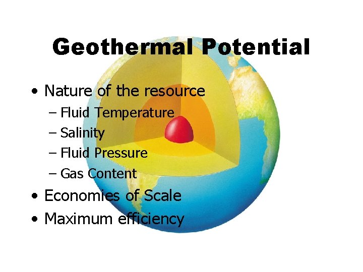 Geothermal Energy Presented by William Murray March 28
