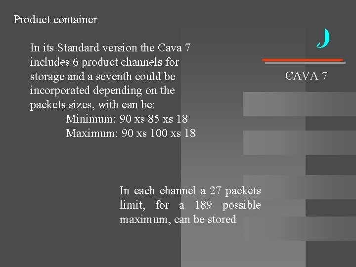 CAVA 7 JOFEMAR machine for cigar Vending With