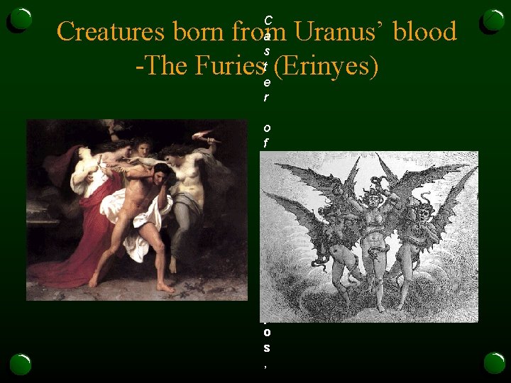 Greek and Roman Mythology Beginning of the World