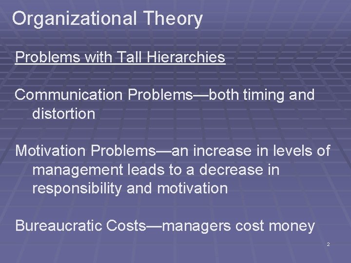 FIGURE 5 2 The Relationship between Organizational Size