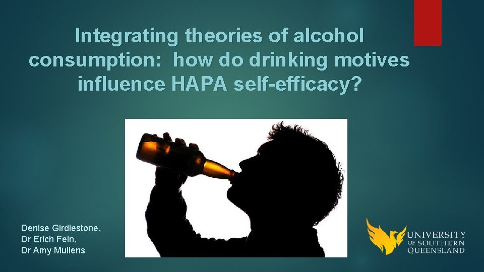 Integrating theories of alcohol consumption how do drinking