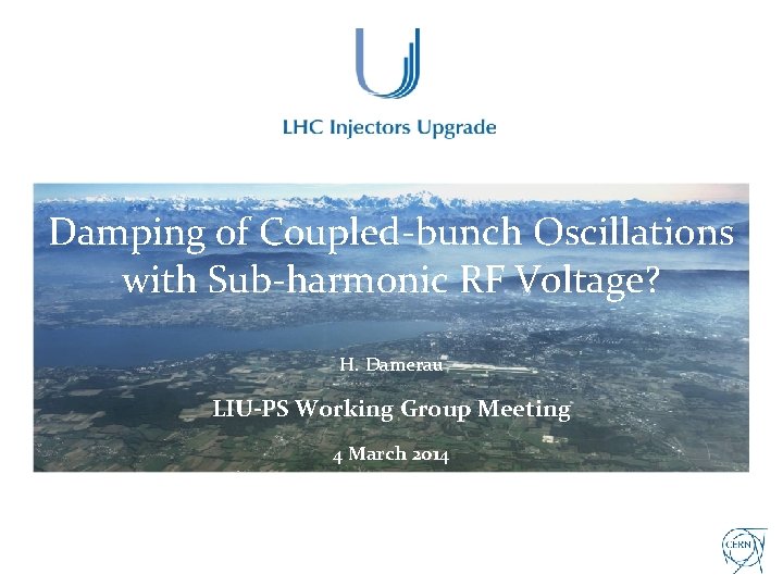 1 Damping of Coupledbunch Oscillations with Subharmonic RF