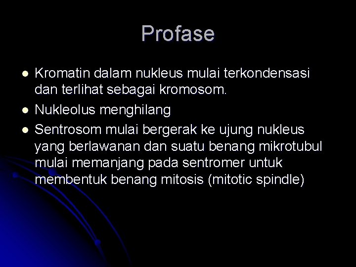 PEMBELAHAN SEL Pembelahan Sel Replikasi DNA DNA sirkuler