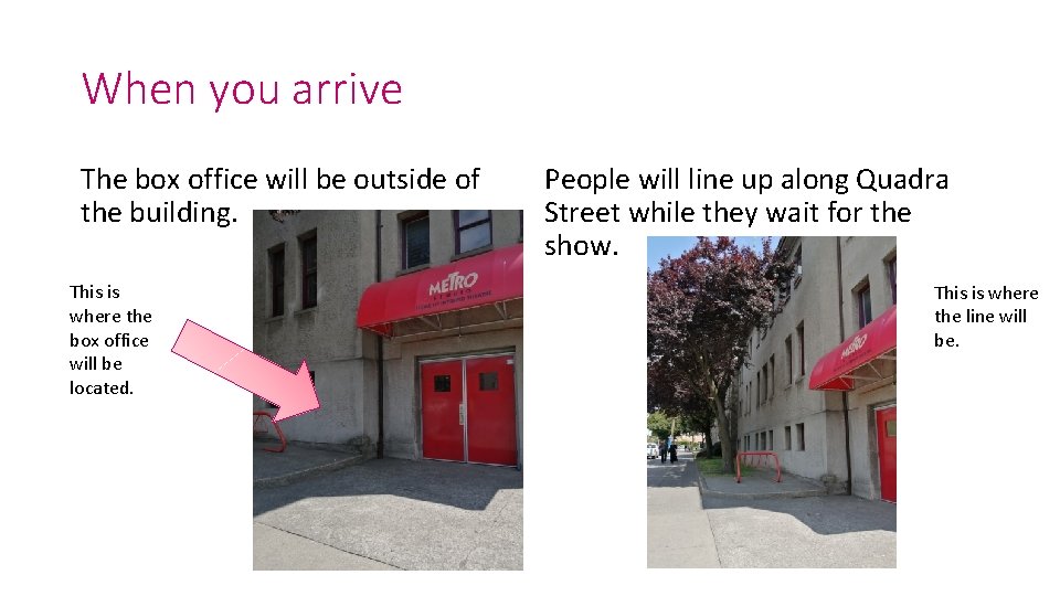 Metro Studio Theatre Venue Visual Story About Metro