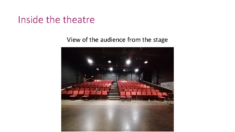 Metro Studio Theatre Venue Visual Story About Metro