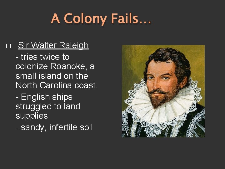 Chapter 2 Section 3 Englands Southern Colonies Englands