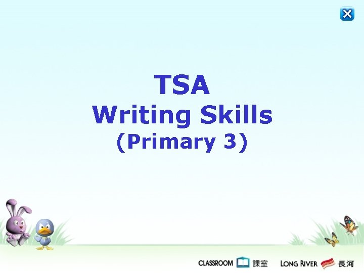 TSA Writing Skills Primary 3 Prewriting Read the