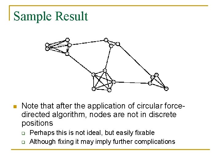 HY483 ForceDirected Techniques Circular Drawings Graph Drawing n