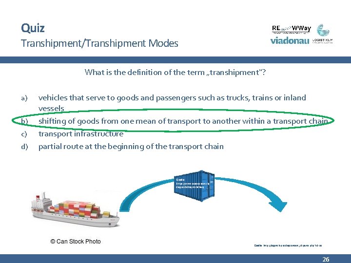 PORTS AND INLAND VESSELS Quelle via donau Quelle