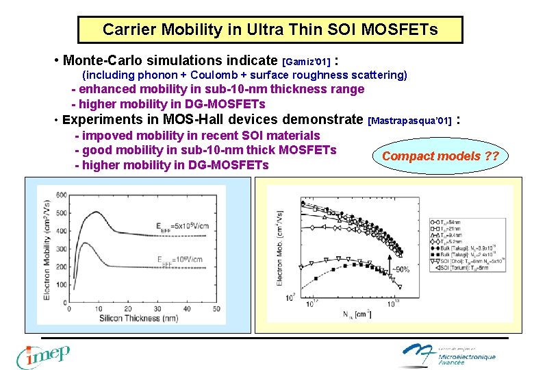Silicon On Insulator Technology NanoMOSFETs with Giga Effects